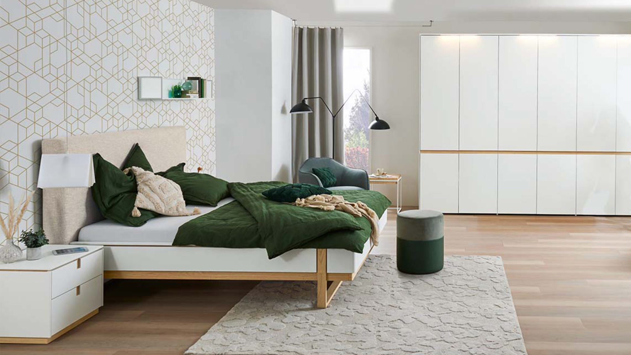 Hülsta Gentis: Schlafzimmer, Bad & Wohnzimmer Möbel im Holz-Lack-Leder ...