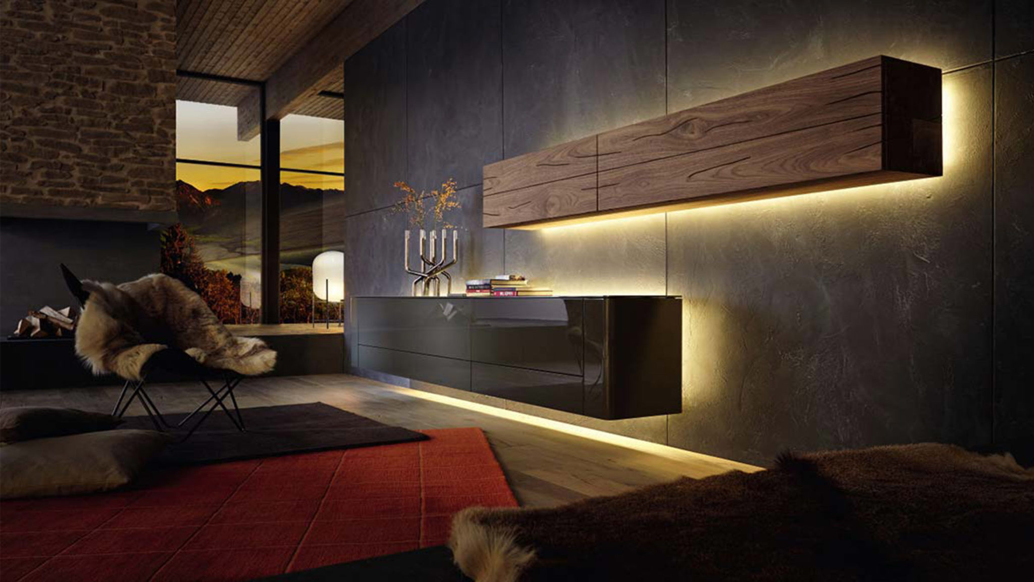 Hülsta Gentis: Schlafzimmer, Bad & Wohnzimmer Möbel im Holz-Lack-Leder ...